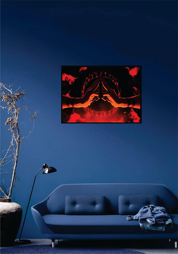 Domain Expansion Hand Sign JJK Anime Wall Poster – Pitsstop.in