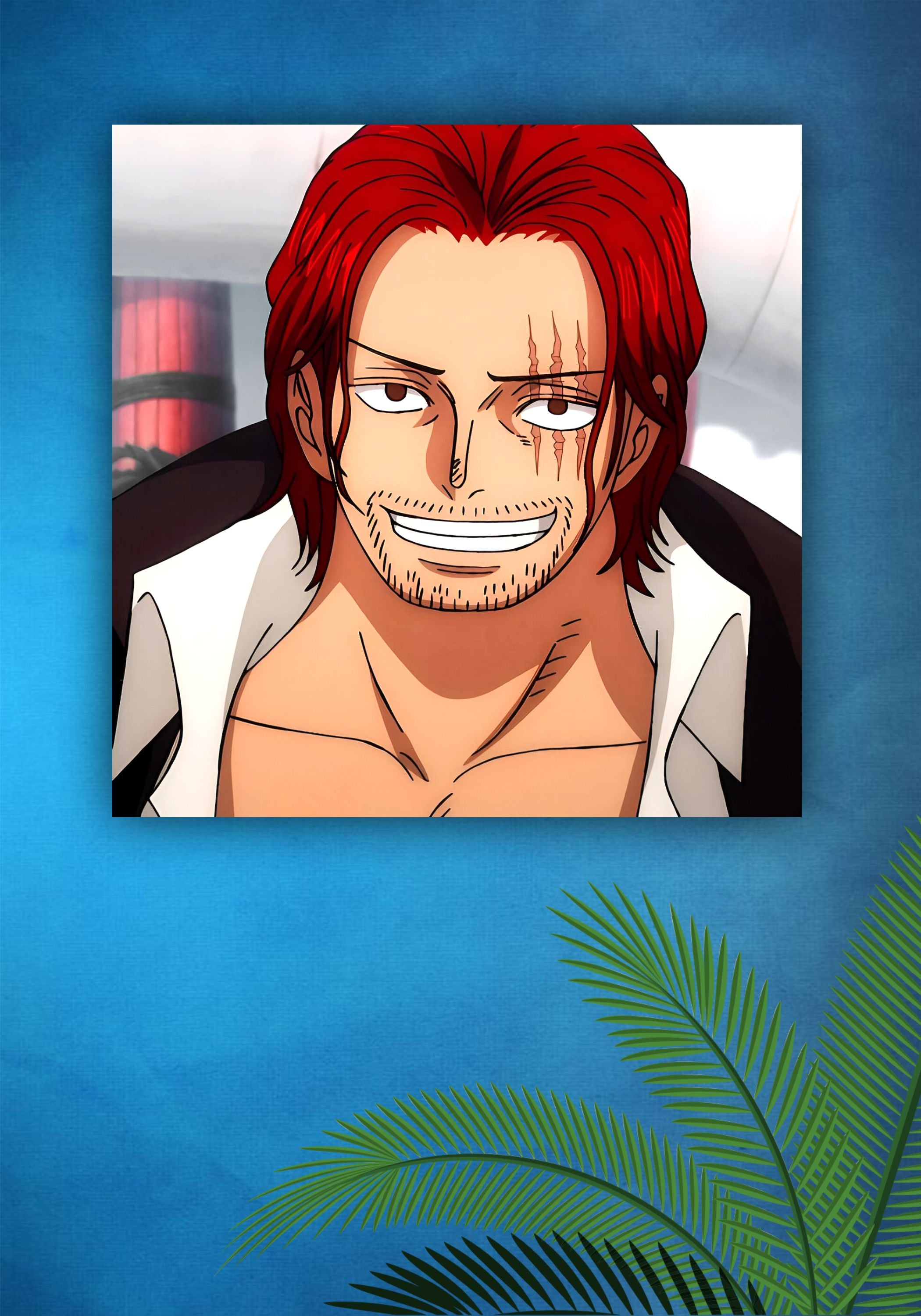 RED HAIR SHANKS - ONE PIECE ANIME POSTER – PITSSTOP