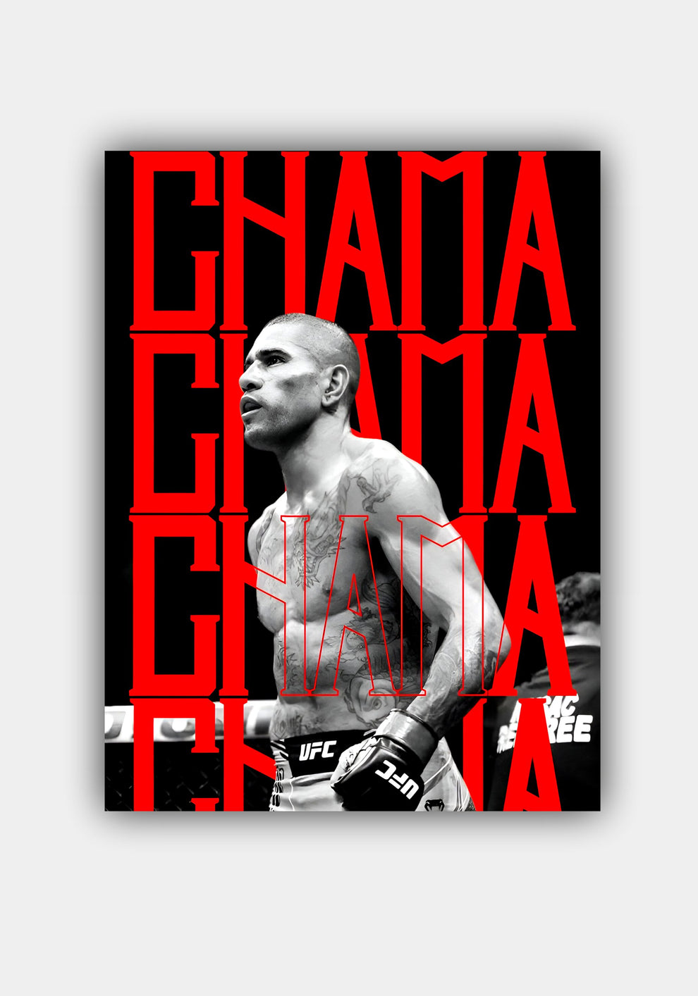 CHAMA - UFC - SPORTS POSTER – Pitsstop.in